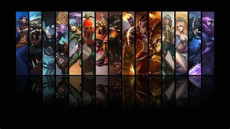 Hd Wallpaper Epic Champions Of League Of Legends 1920x1080