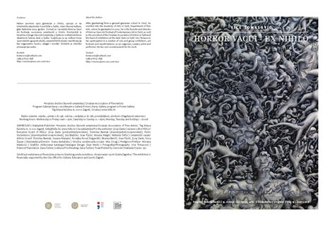 Vice Tomasović Horror Vacui Ex Nihilo By Hdlu Issuu
