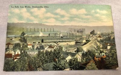 Vintage Postcard La Belle Iron Works Steubenville Ohio Unposted Ebay