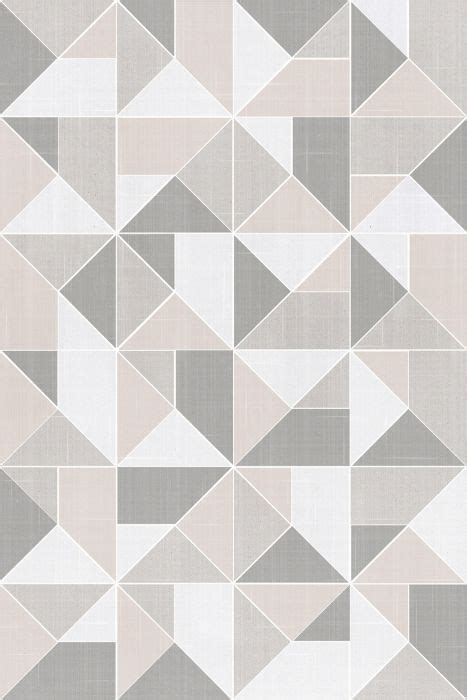 Modern Gray And White Geometric Wallpaper Pattern