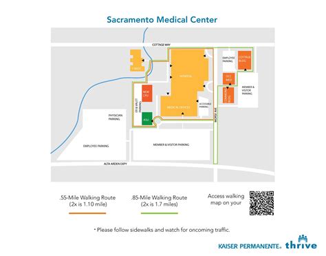 Facility Walking Map Live Well Be Well