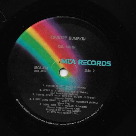 Cal Smith Country Bumpkin Us Pressing Vinyl Pursuit Inc