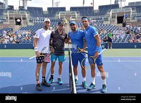 Michael Venus Tim Puetz Juan Sebastian Cabal And Robert Farah Pose