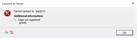 How To Fix The ‘class Not Registered Pfutil Error In Sql Profiler
