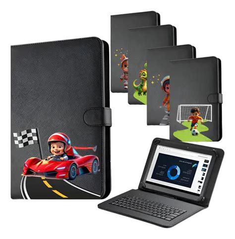 Capa Com Teclado Para Tablet De 7 Polegadas Mirage M7 Wifi Parcelamento Sem Juros