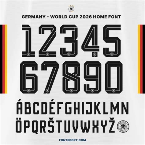 Germany 2026 Fifa World Cup Font Kit Home Otf Ttf Vector