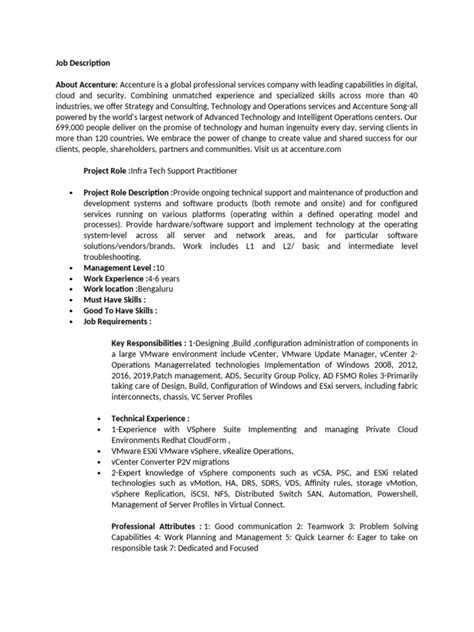 Jd Accenture Pdf V Mware Technical Support