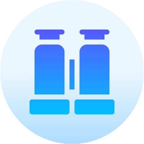 Binoculars Basic Gradient Circular Icon