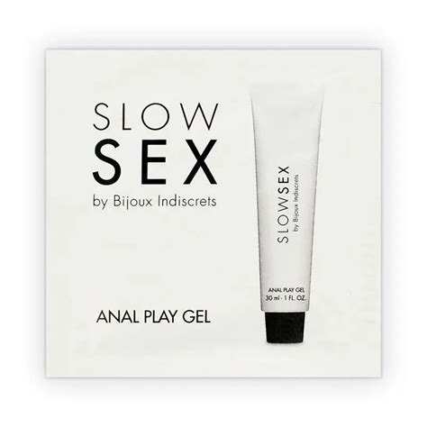 Buy Bijoux Slow Sex Anal Play Anal Stimulation Gel Single Dose At The Best Price