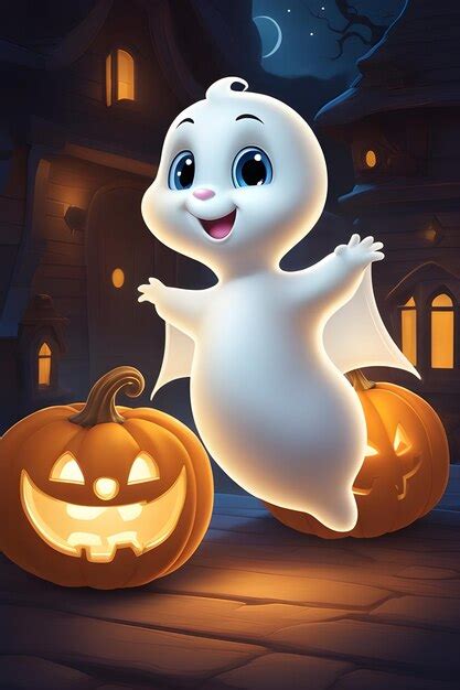 Premium Ai Image 3d Rendered Illustration Of A Cute Little Casper