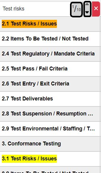 Traceability Matrix Features And Settings