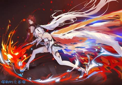 Herrscher Of Flamescion Fanart Herrscher Of Fire Honkai Impact Art