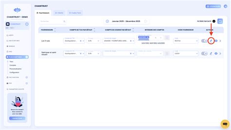Affecter Et Interdire Un Compte De Charge Ou De Tva Par Défaut Chaintrust