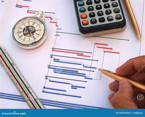Time Chart Diagram Stock Image 130129519