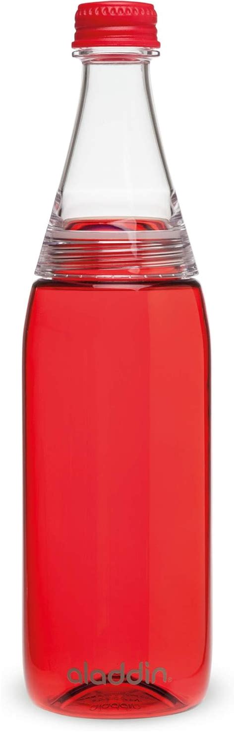 Aladdin Fresco Twist And Go Two Way Lid Water Bottle Red