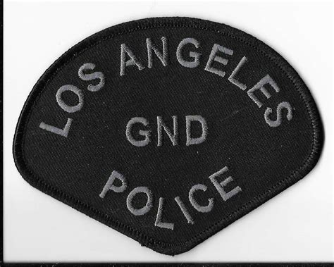 Los Angeles California Gangnarcotic Division Gnd Police Shoulder