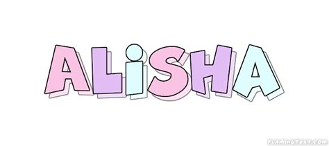 Alisha Logo Free Name Design Tool From Flaming Text