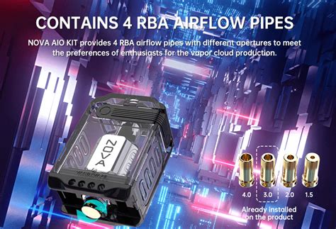 Nova Aio Boro Mod Kit By Vandy Vape Custom Vapes Uk Vape Kits E