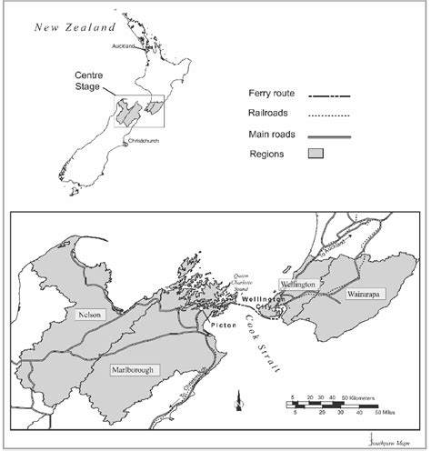 The Cook Strait Ferry Route Download Scientific Diagram