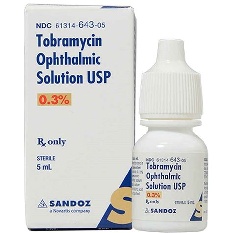 Tobramycin Ak Tob® 0 3 Ophthalmic Drops 5ml Bottle Mcguff