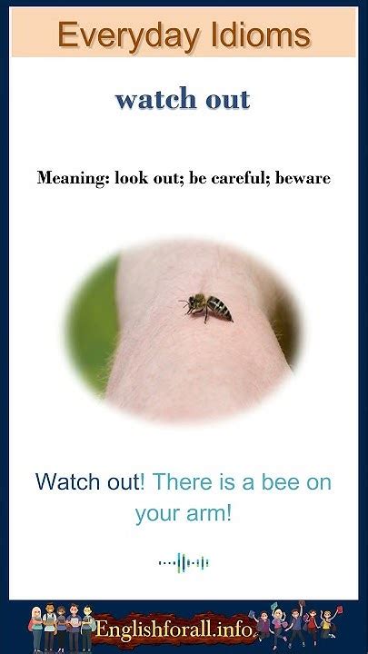 Watch Out Meaning Watch Out Sentences Common English Idioms Shorts Youtube