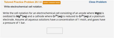 Solved Tutored Practice Problem 2016close Problemwrite