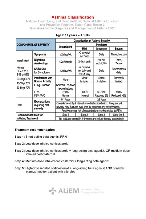 Asthma Classification Pdf