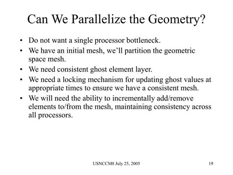 Ppt Parallelization Of The Spacetime Discontinuous Galerkin Method