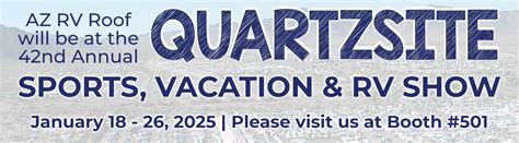 Quartzsite Rv Roof Repair Lifetime Guarantee Az Rv Roof