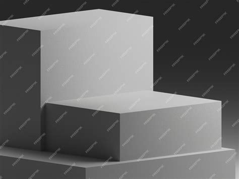 Premium Photo Stacking Cube Product Display Background
