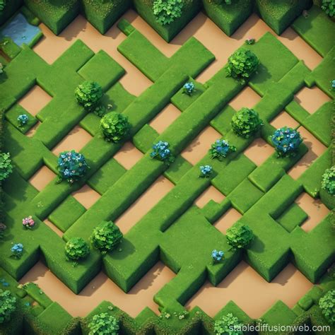 Isometric Grass Tile Game Asset Stable Diffusion Online