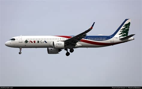Aircraft Photo Of T7 Me9 Airbus A321 271nx Mea Middle East