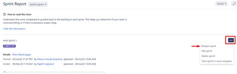Reopening A Sprint Atlassian Community