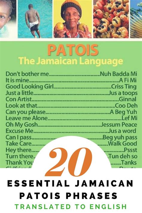 20 Essential Jamaican Patois Phrases Translated To English Jamaican