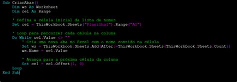 Criando Abas No Excel Automaticamente Excel Horas