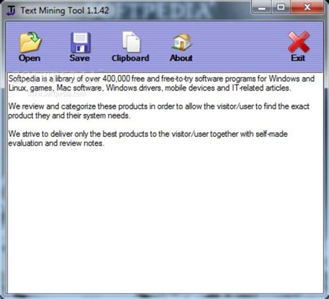 Text Mining Tool Download Softpedia