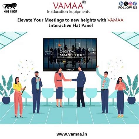 Vamaa 65 75 86 Interactive Flat Digital Display Smart Class