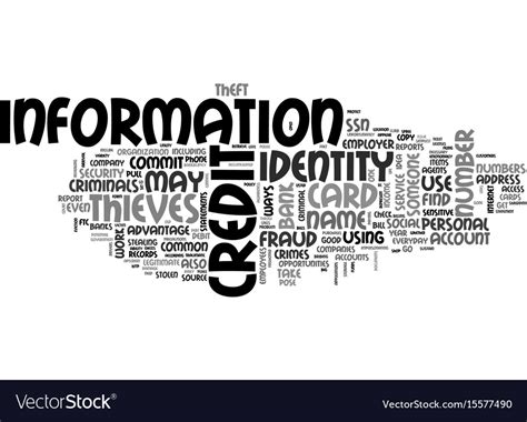 What Are The Most Common Ways To Commit Identity Vector Image