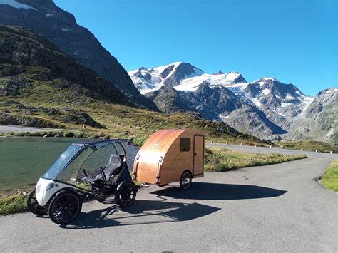 This E Bike Wood Teardrop Trailer May Just Be The Most Beautiful Ever