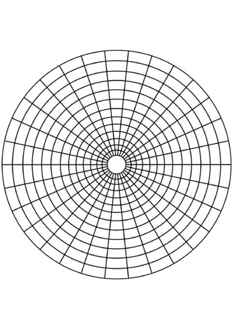 Polar Graph Paper Template Download Pdf Free Printable Graph Paper