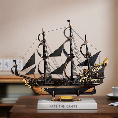 Rokr The Seahorse Barque Wooden Model Kit Hobbies