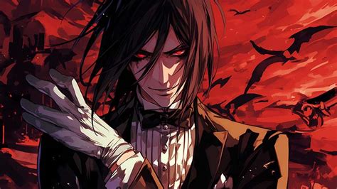 Black Butler Sebastian Anime Desktop Wallpaper 4k Wallpaper Pc