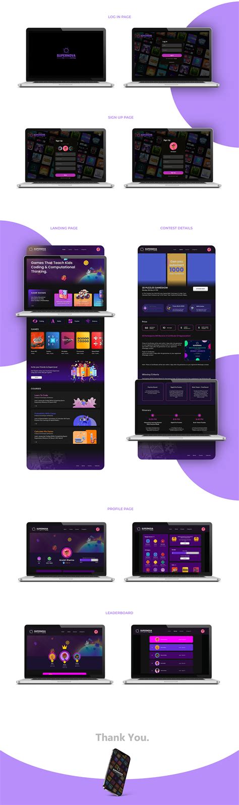 Ed Tech Platform Design Supernova Behance