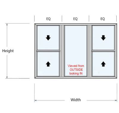 Double Double Hung Picture Window