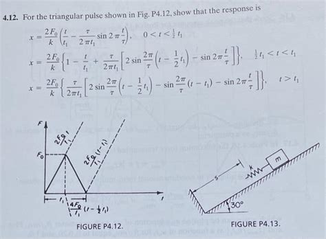 Solved 12 For The Triangular Pulse Shown In Fig P412