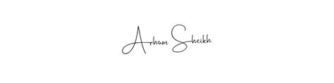 75 Arham Sheikh Name Signature Style Ideas Excellent Name Signature