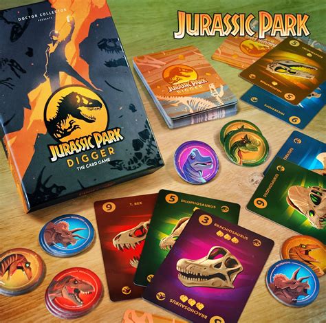 Bems Jurassic Park Jeu De Cartes Digger