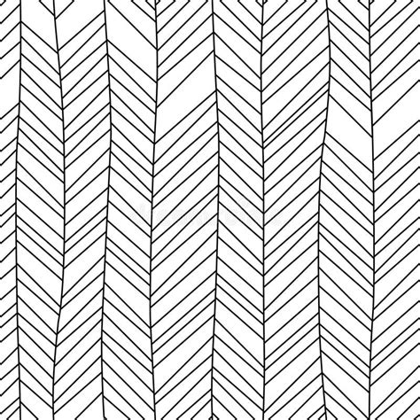 Black And White Textured Chevron Ornament Geometric Abstract Seamless