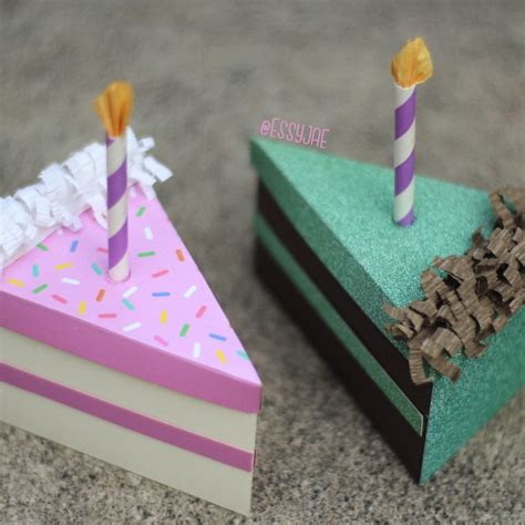 Cake Slice Box Etsy