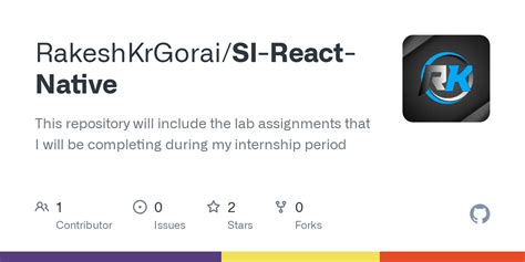 Github Rakeshkrgoraisi React Native This Repository Will Include